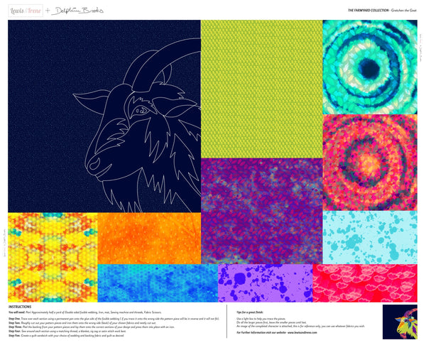 Gretchen the Goat Collage – Sew Creative Ashland